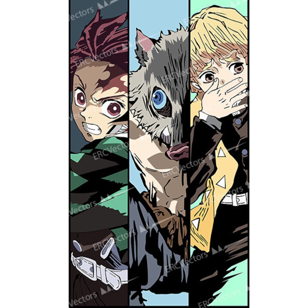Vector Anime Demon SVG Layered / Pdf / PNG / Ai Editable / Digital File ...