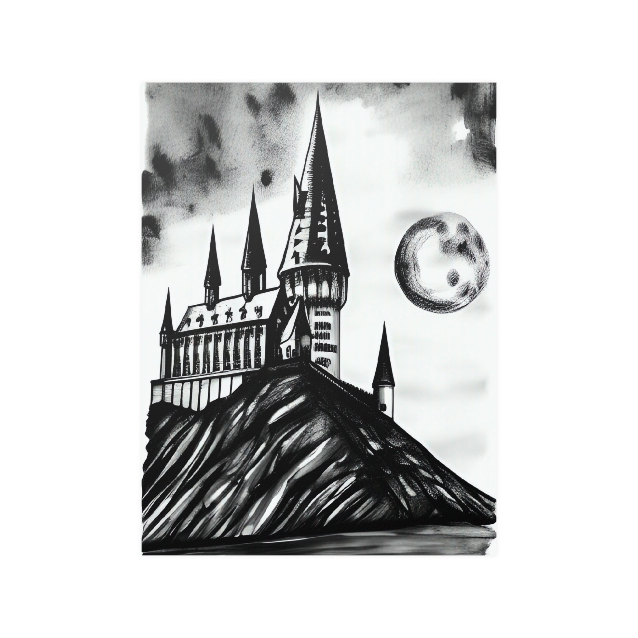Magical Castle Poster Wizard Castle Poster Magic Wizard Castle Poster ...