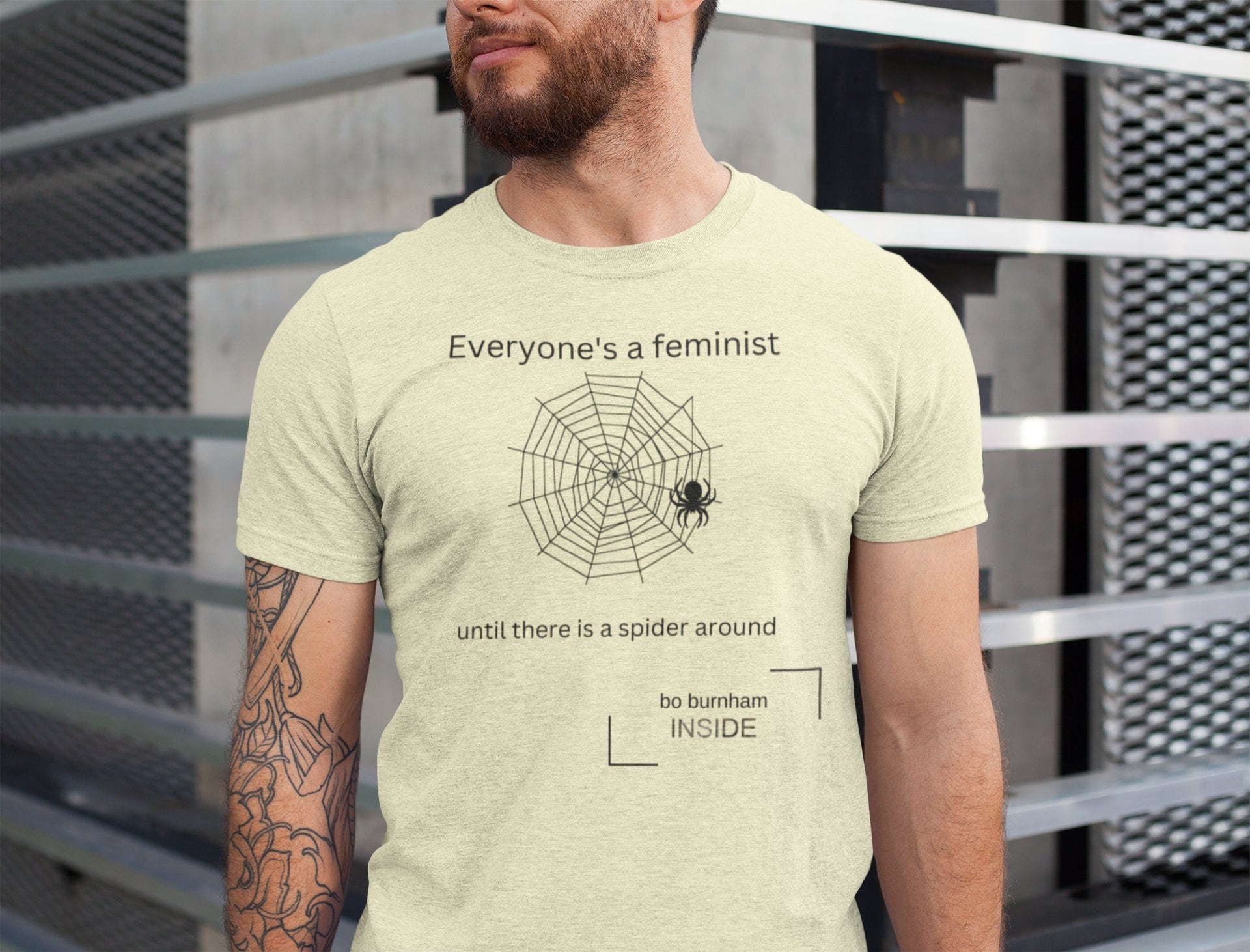 Bo Burnham Tshirt - Bo Burnham Spider Inside Tshirt - Comedy Tshirt ...
