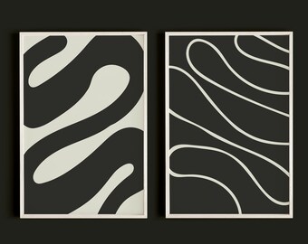 High Contrast Art - Etsy