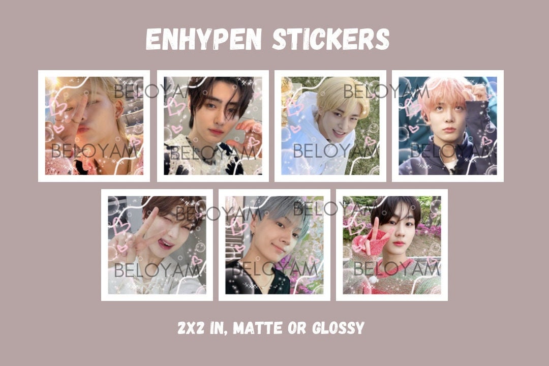 Enhypen Mail Stickers - Etsy