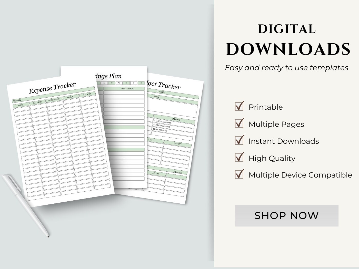 Printable 2024 Budget Planner, Printable Financial Planner, Finance ...