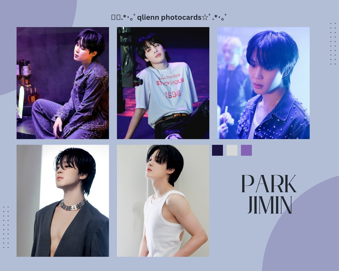 Custom BTS Jimin Photocards - Etsy