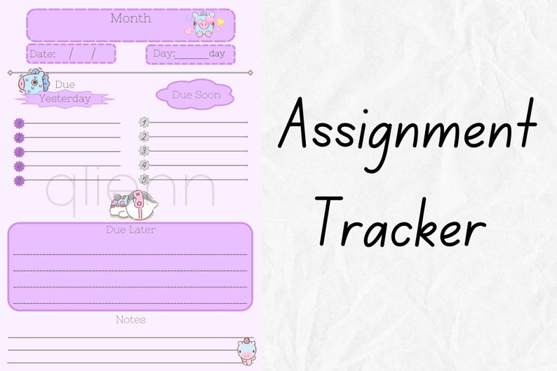 Mang Planner BT21 Character Themes - Etsy