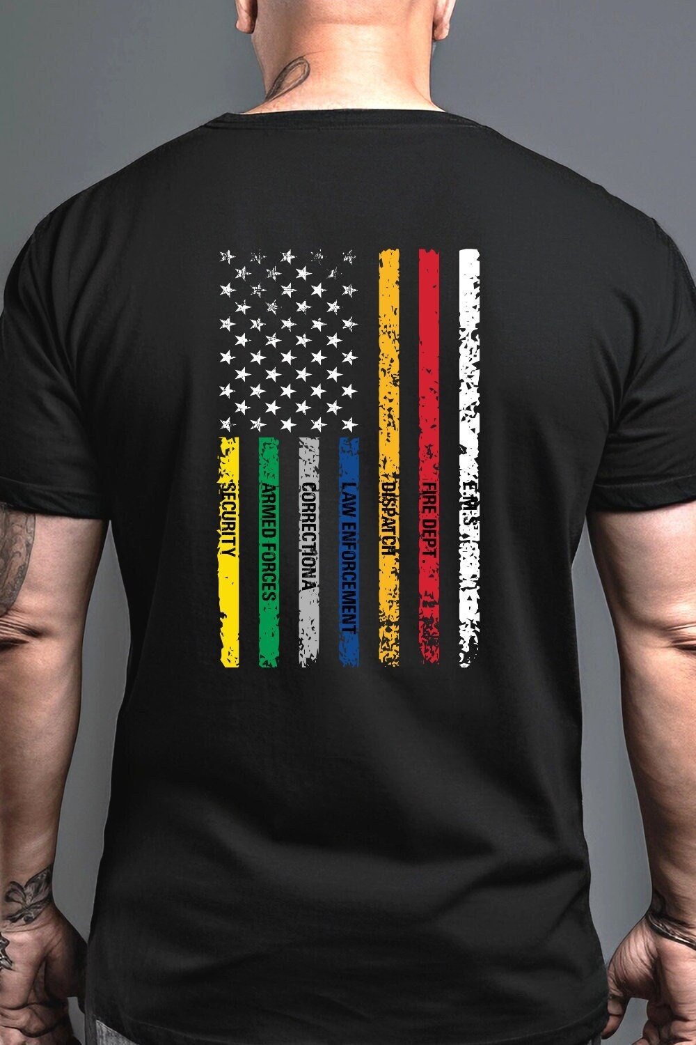 First Responder Hero Flag Patriotic Flag Emergency Workers Healthcare ...