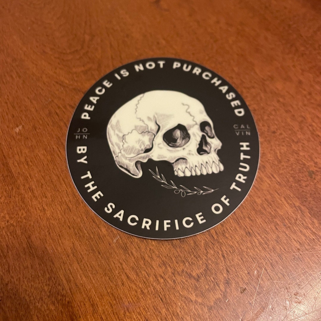 John Calvin Quote Vinyl Decal Christian Sticker Gift for Reformed With ...