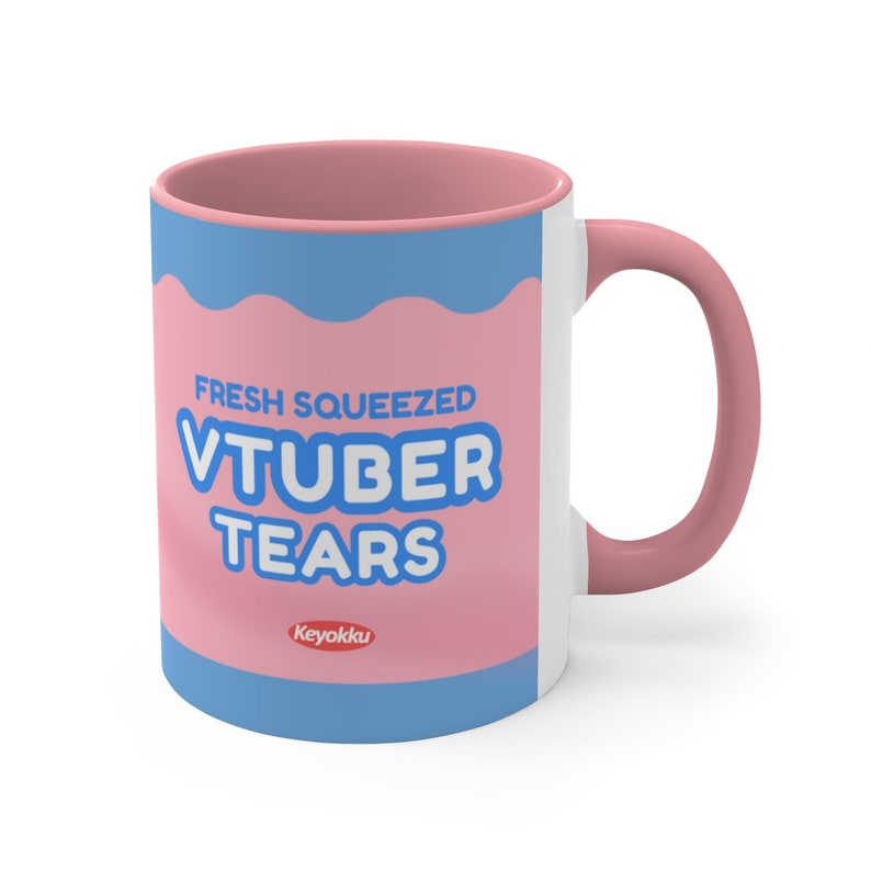 Vtuber Tears Mug Meme Gag Gift Twitch Gamer Streamers Fans - Etsy