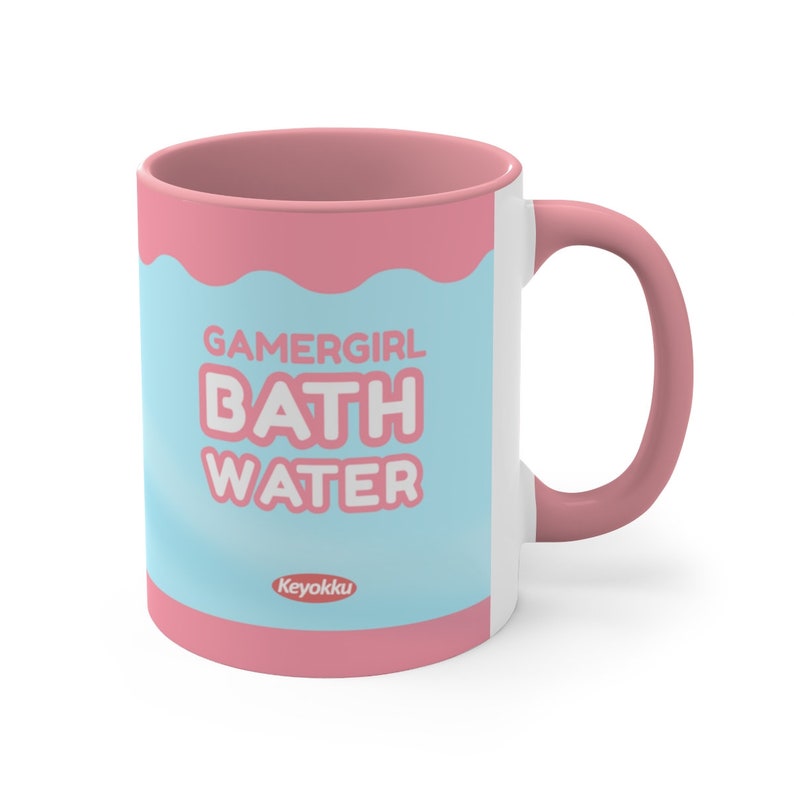 Gamer Girl Bath Water Mug Meme Gag Gift Twitch Vtuber Gamer - Etsy