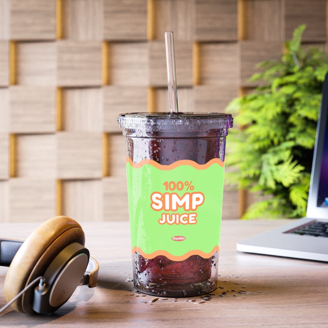 Simp Juice Boba Bubble Tea Cup Meme Gag Gift Twitch Vtuber Gamer ...