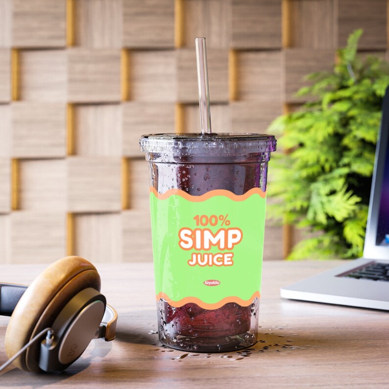 Simp Juice Boba Bubble Tea Cup Meme Gag Gift Twitch Vtuber Gamer ...