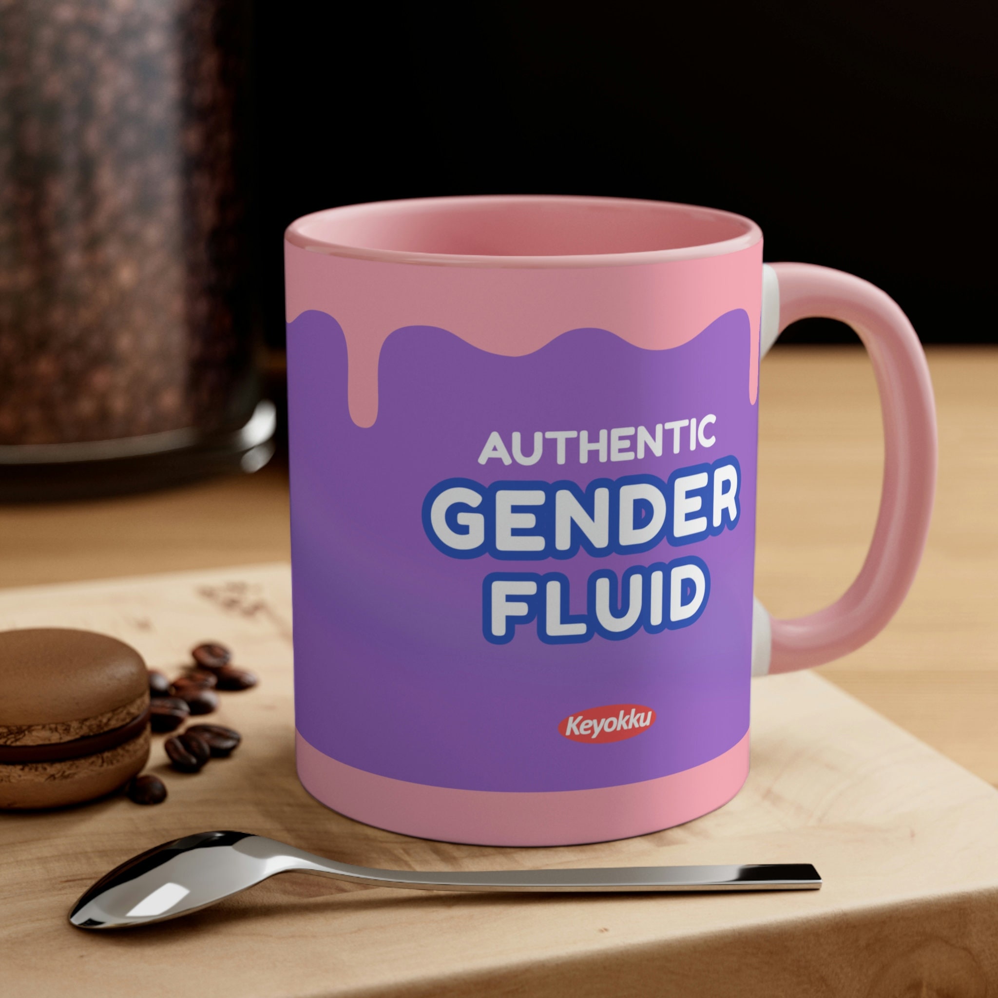 Gender Fluid Mug Meme Gag Gift Twitch Vtuber Gamer Streamers Fans ...