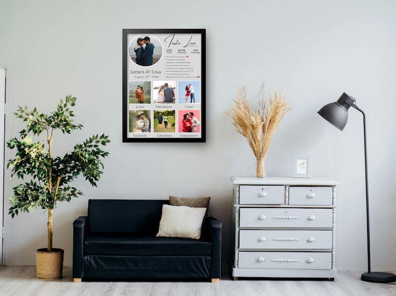 Personalized Photo Collage Template, Custom Keepsake (12x18 Digital ...