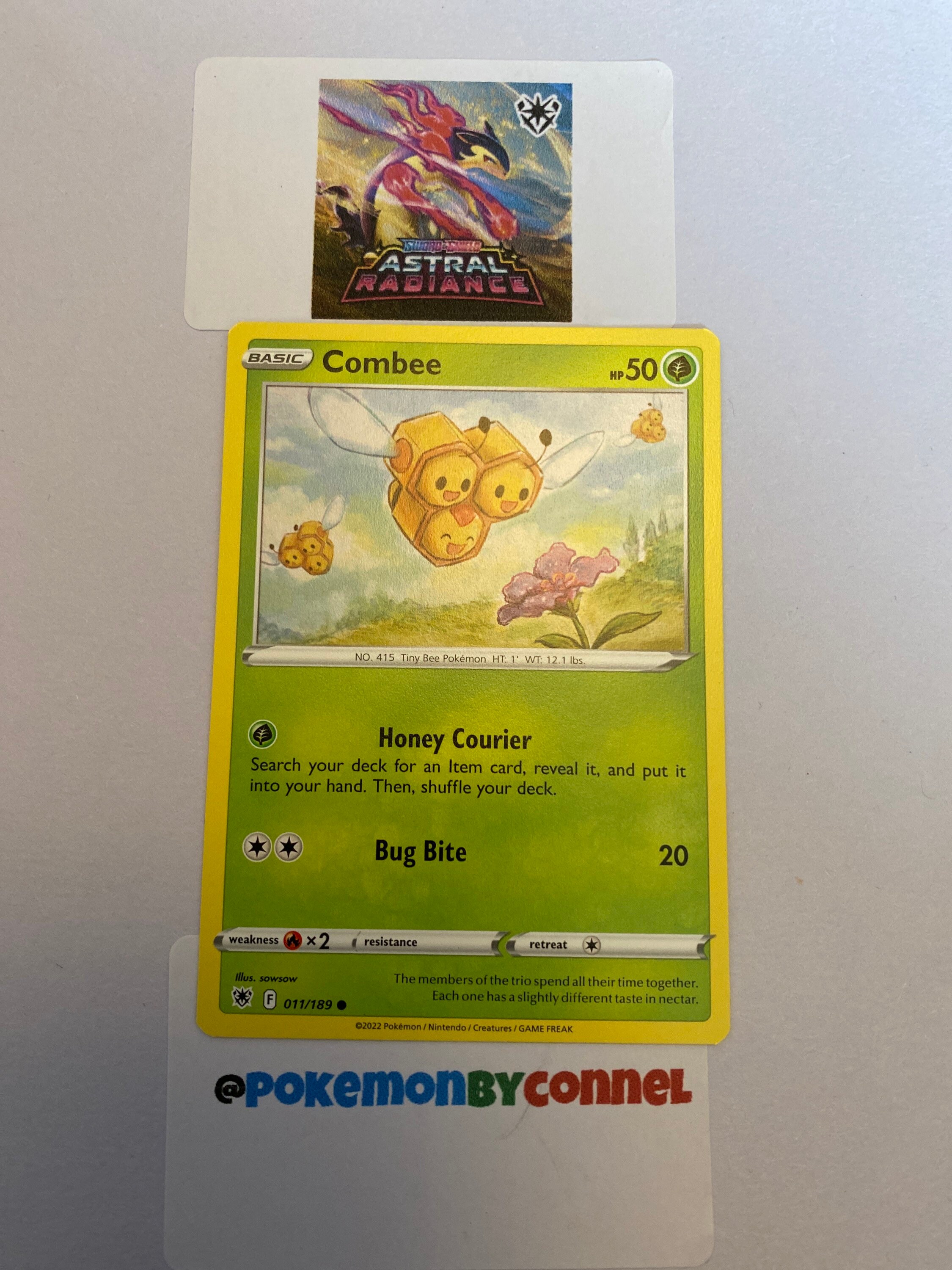 Pokemon Card Astral Radiance Combee No: 11 - Etsy