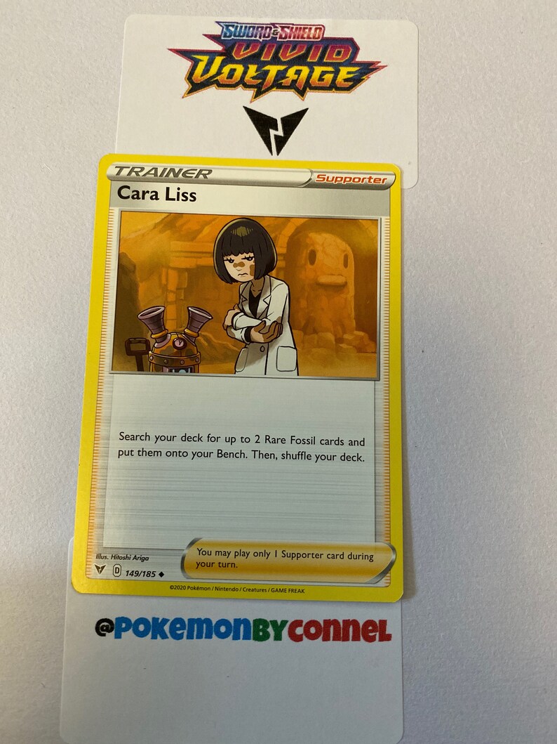 Pokemon Card Vivid Voltage Cara Liss No:149 - Etsy