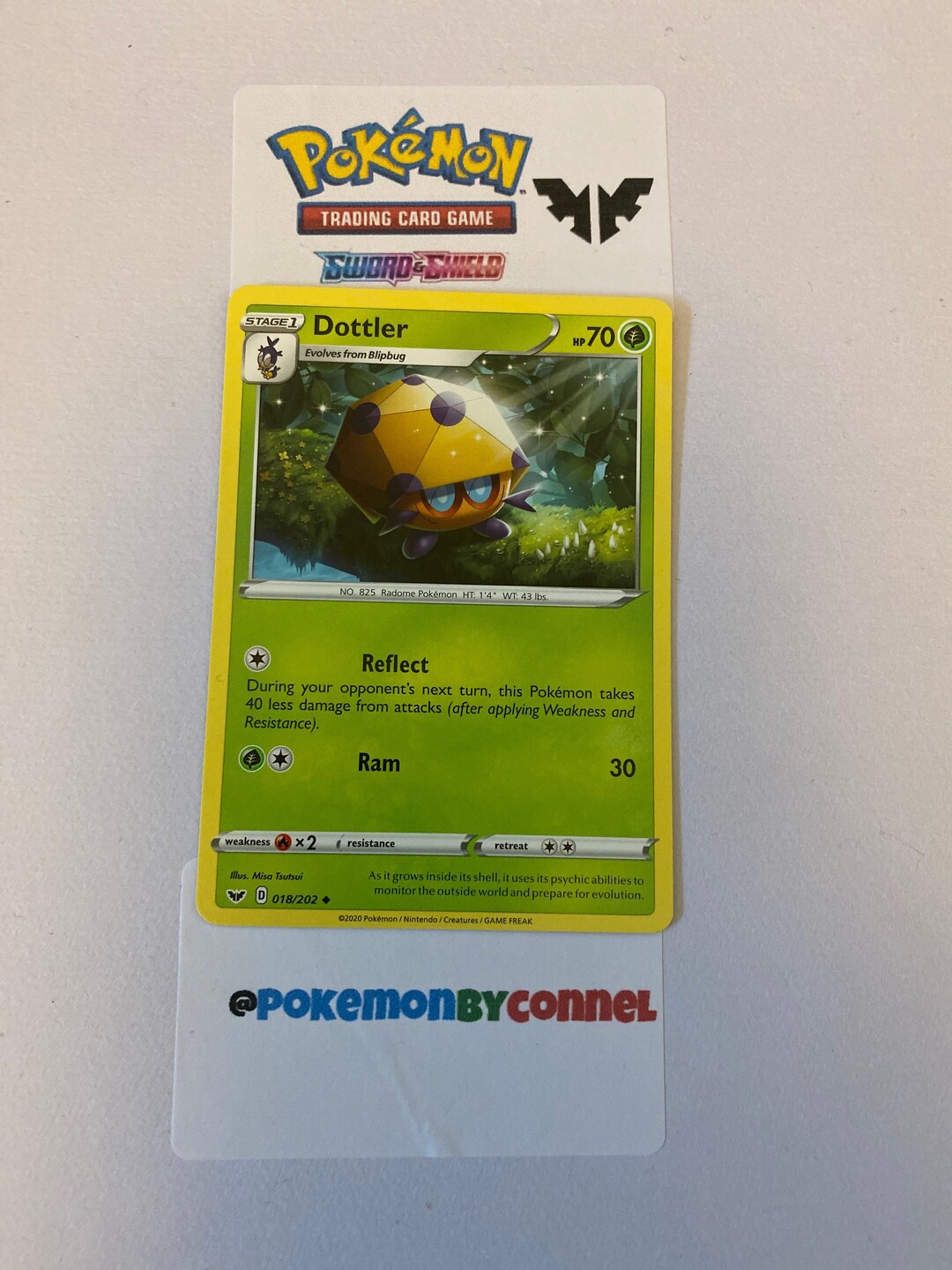 Pokemon Card Sword and Shield Base Set Dottler No:18 - Etsy