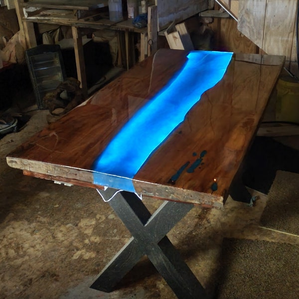 Lighted River Table - Etsy