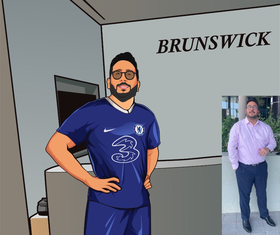 Custom Football Portrait, Customised Portrait, Custom Soccer Portrait ...