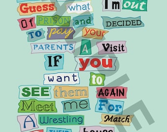 Spongebob Tattletale Strangler Wanted Poster Digital Download Decor ...