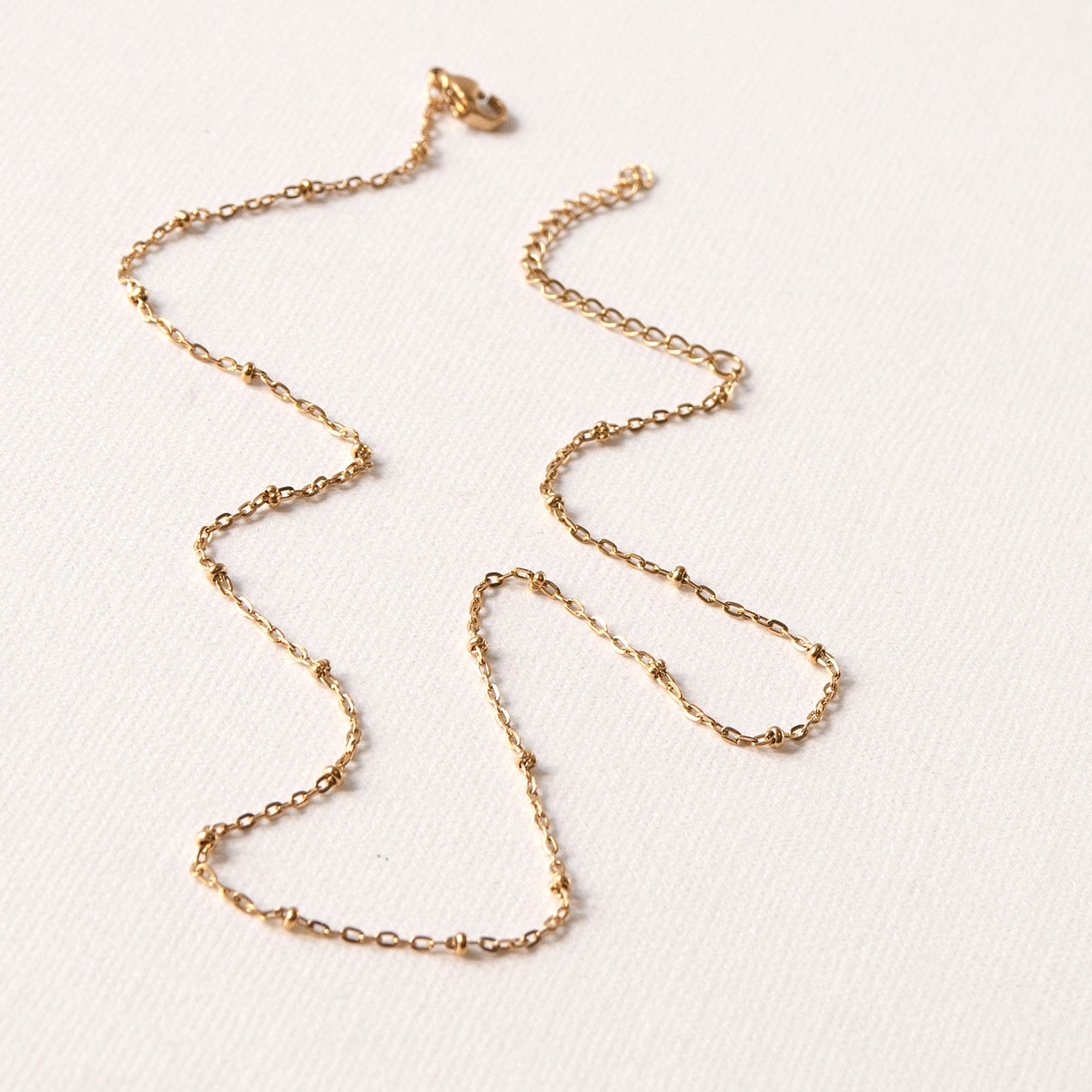 Gold Layering Chains, Gold Satellite Chains, Long Gold Chains, 16-18 ...