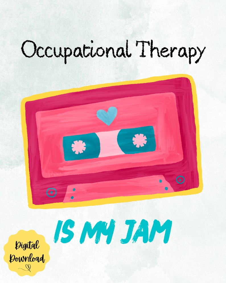 Occupational Therapy Poster | Occupational Therapy Gifts | OT Decor ...