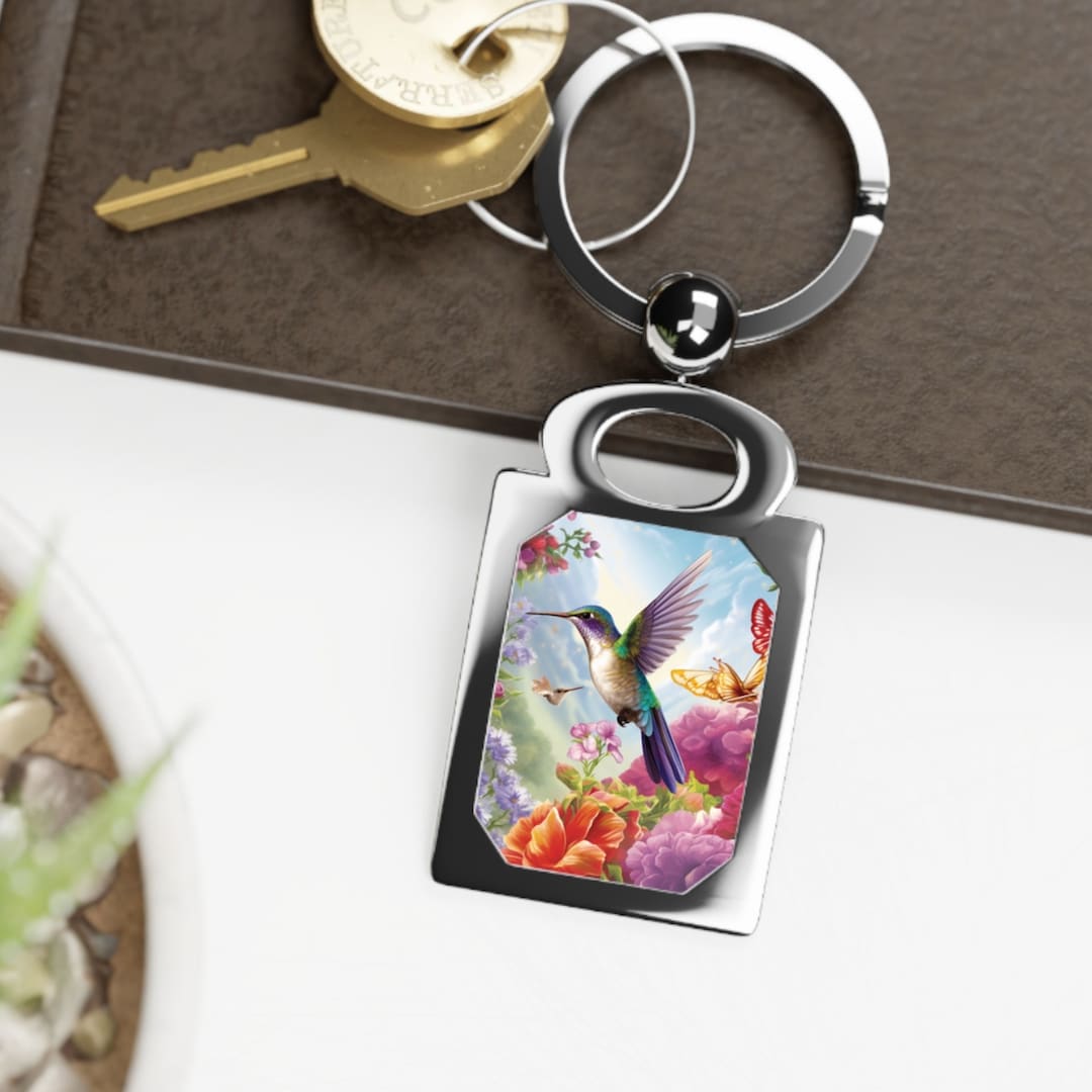 Hummingbird Keychain, Hummingbird Keyring Gift for New Driver New Home ...