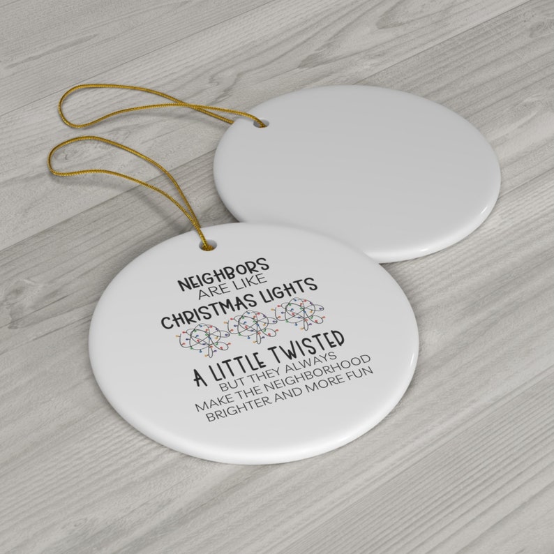 Neighbor Ornament, Gift for Neighbor Friend, Moving Away Gift ...