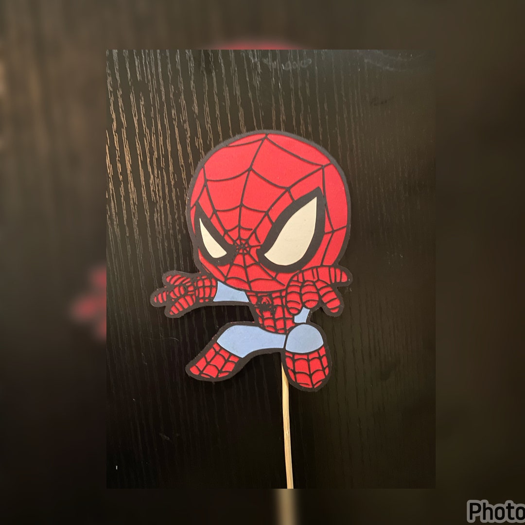 Cake Topper Spider Man - Etsy