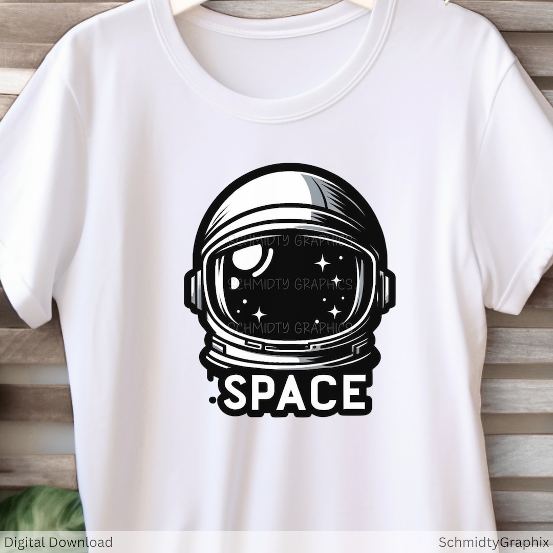Retro Astronaut Helmet SVG Space Theme Design Dead Space Sticker ...