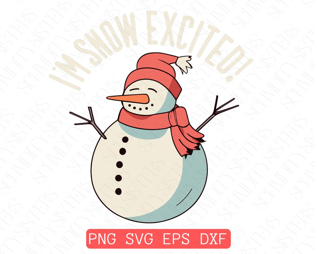 Muñeco de nieve de Navidad PNG / Diseños SVG / Estoy - Etsy España