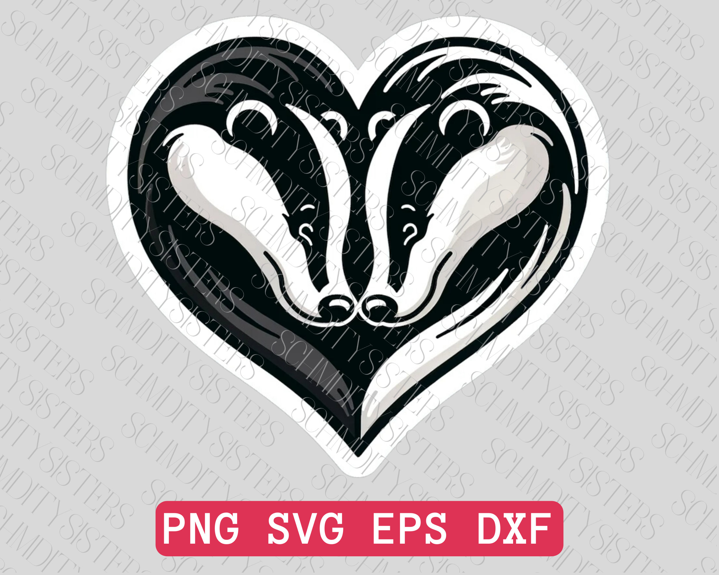 Valentines Day SVG | Badger Love Design | Valentine's Decor ...
