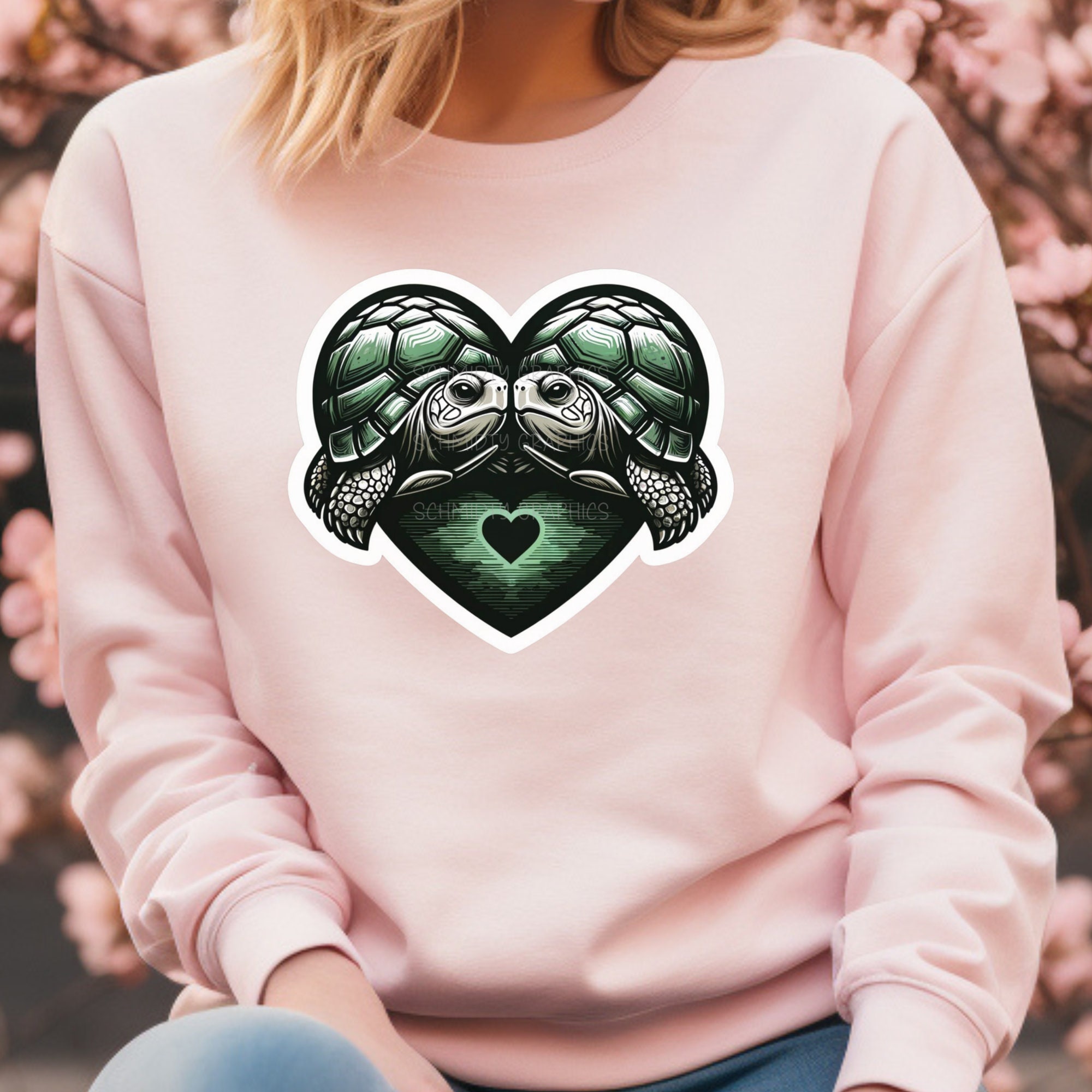 Sea Turtles SVG Heart Design Clipart PNG Animal Kid Room Decor Turtle ...