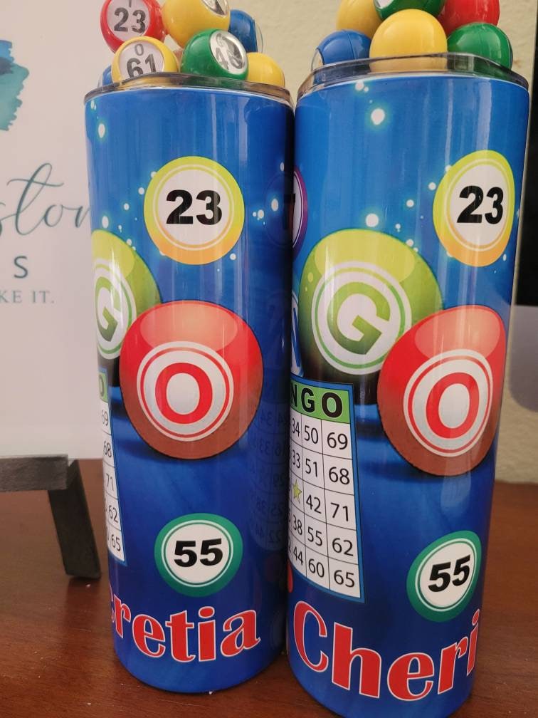 Bingo Tumbler With 3D Bingo Lid - Etsy
