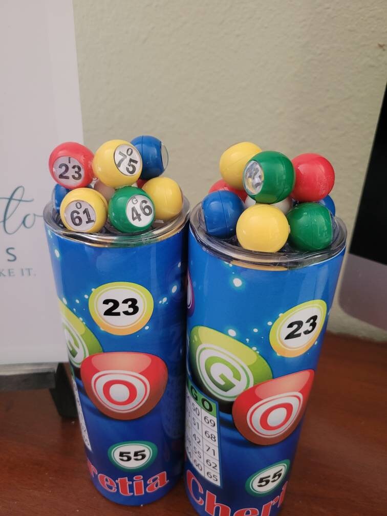 Bingo Tumbler With 3D Bingo Lid - Etsy