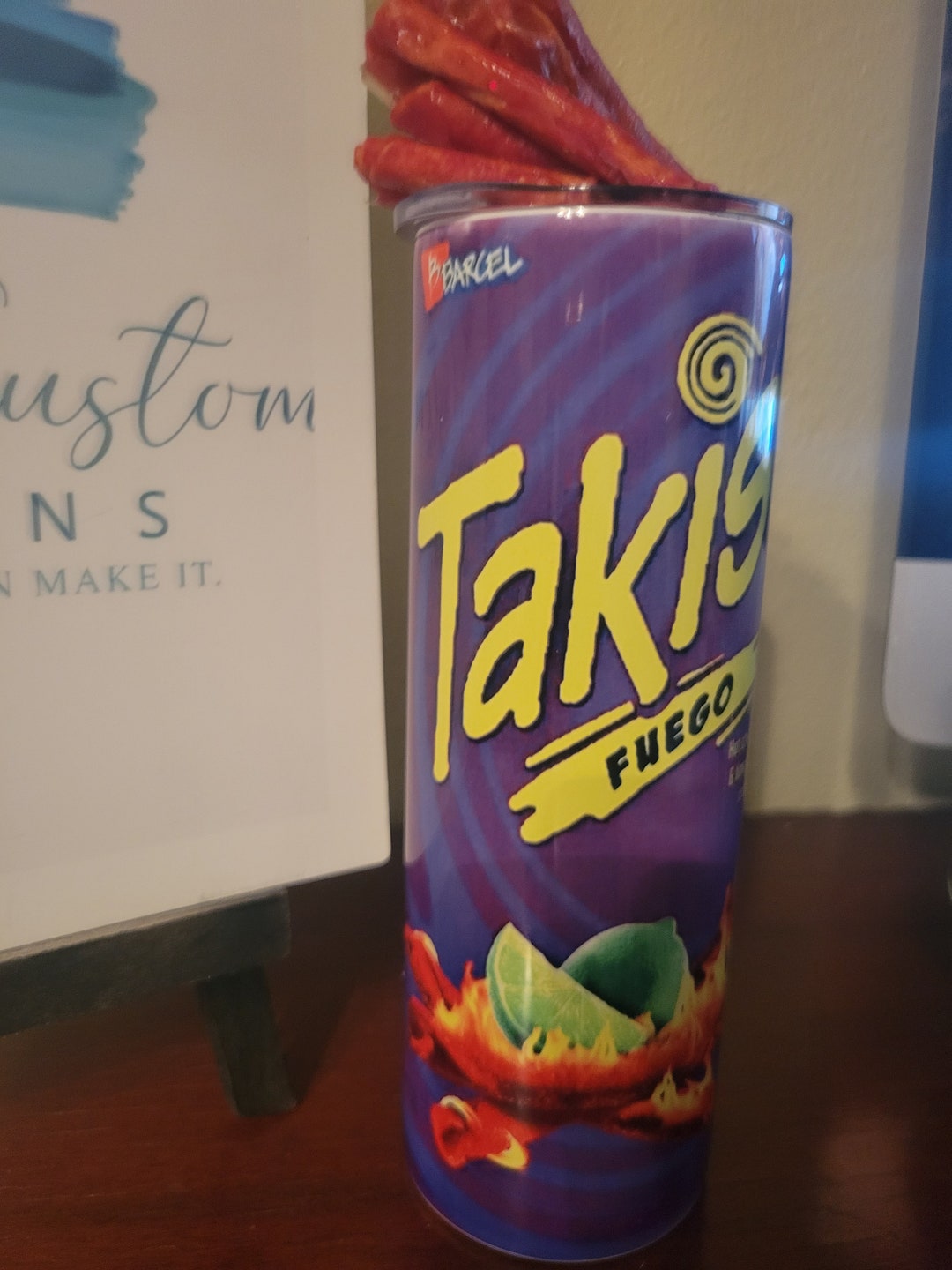 20oz Takis Custom Tumbler! - Etsy