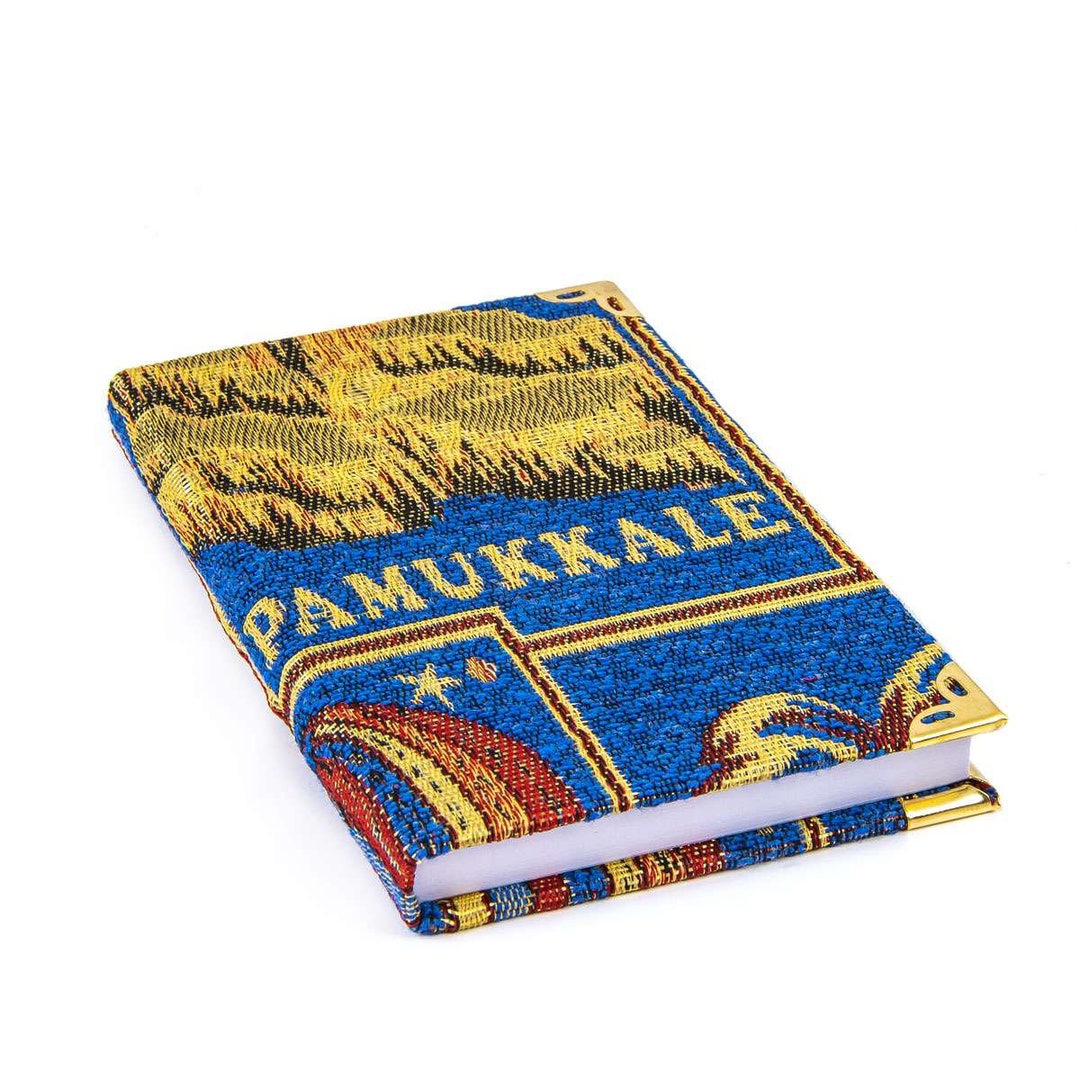 Woven Turkish Kilim / Aztec Fabric Notebook Lined Pages - Etsy