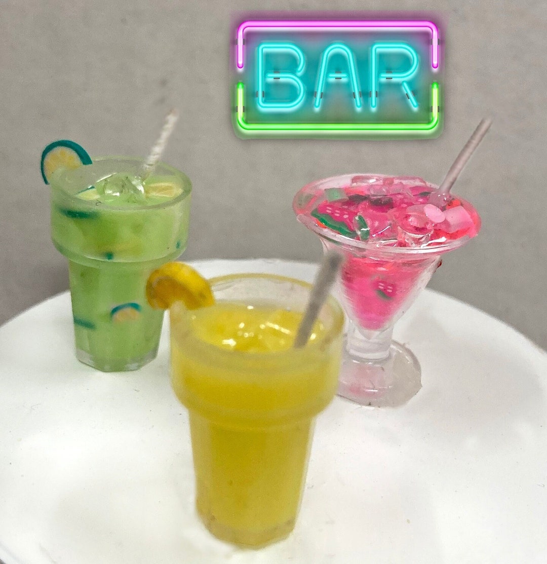 Dollhouse Cocktails | Miniature Cocktails | Miniature Beverages ...
