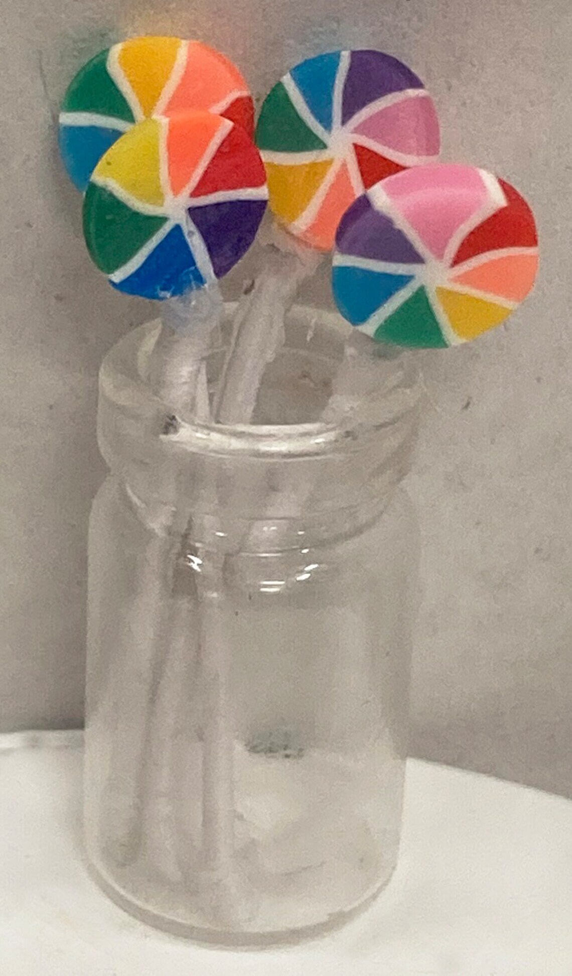 Dollhouse Candy in Glass Jars Miniature Candies Miniature - Etsy