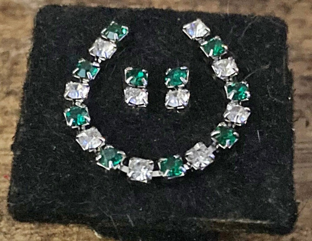 Dollhouse Diamond Necklace & Earrings Set | Miniature Jewelry ...