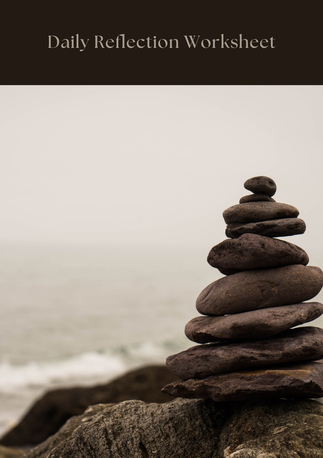 Daily Reflection Worksheet - Etsy