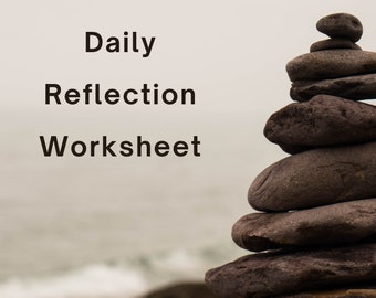 Self-reflection Worksheet for Kids (books) & Engaging Daily Mindfulness ...