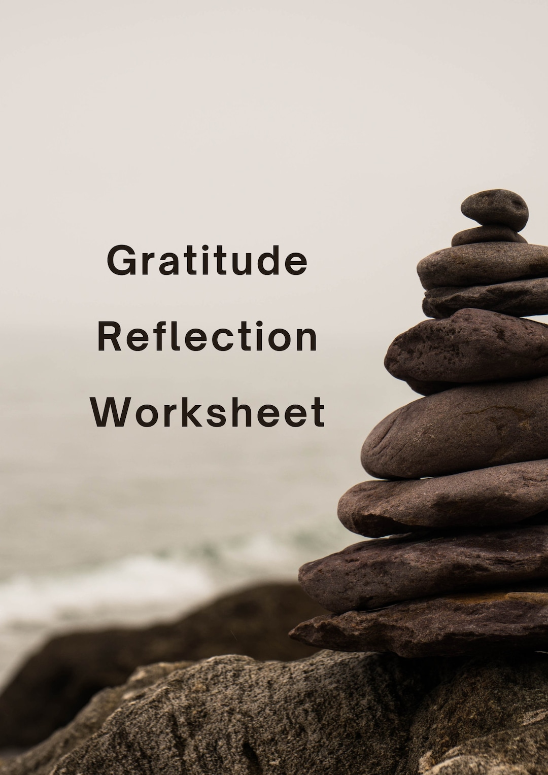 Gratitude Reflection Worksheet - Etsy