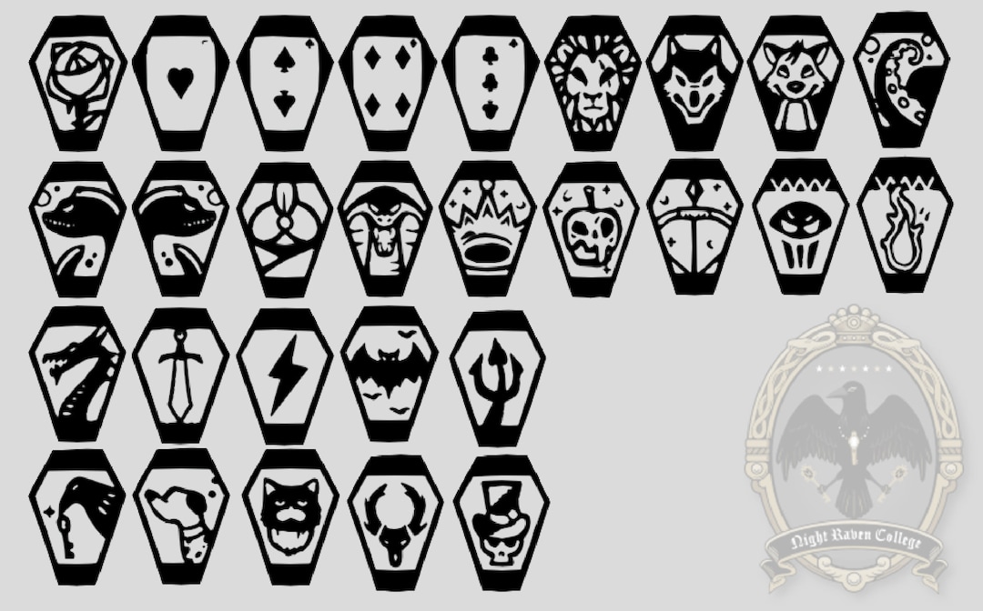 Twisted Wonderland Coffin Stickers - Etsy