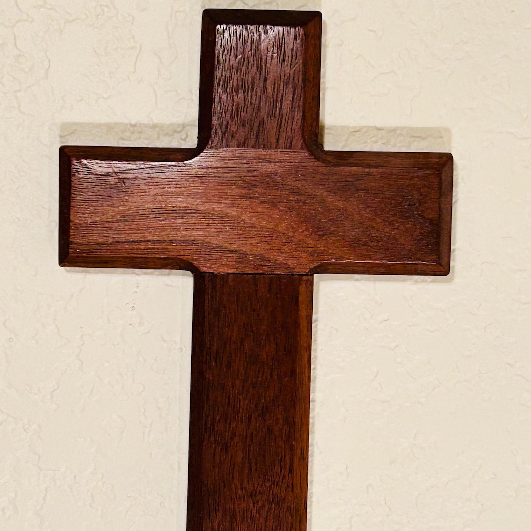 4" X 6" Solid Walnut Wood Cross Natural Color Finish - Etsy