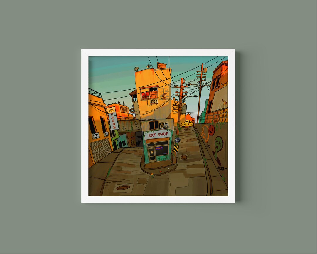 Art Shop Print, Semi-gloss Paper, Physical Poster, Room and Office ...