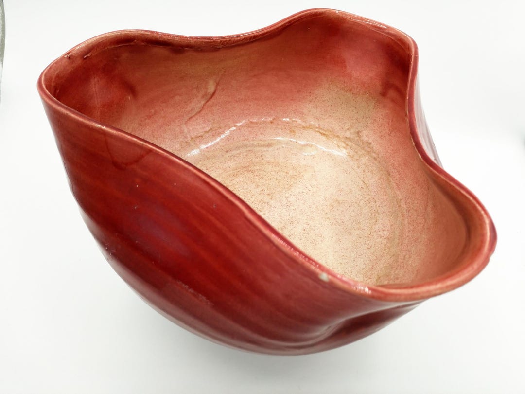 Bretby Art Pottery Oxblood or Sang De Bouef Planter or Bowl - Etsy