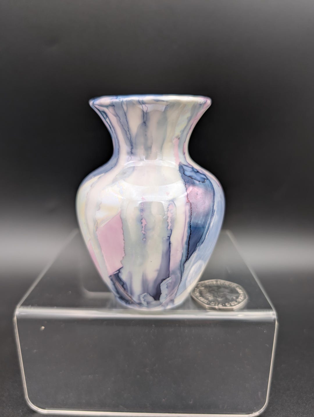Jenny Angold Spirits I Small Vase With Lustre Decoration - Etsy