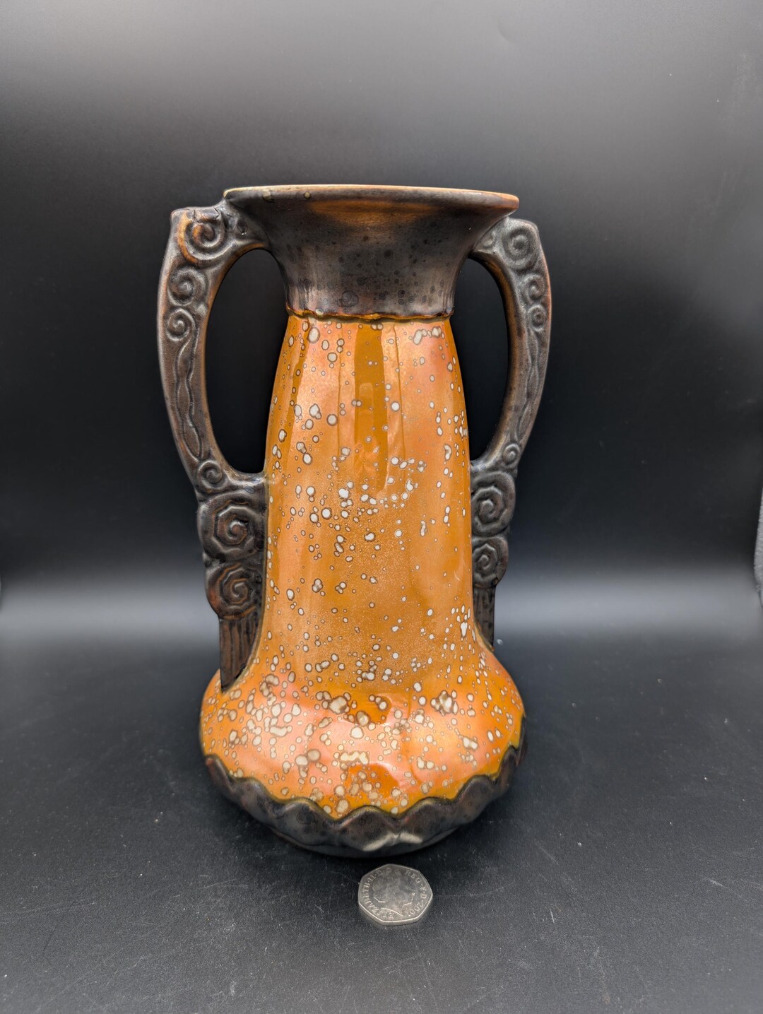 Ditmar Urbach Alienware Vase Art Deco With Handles - Etsy