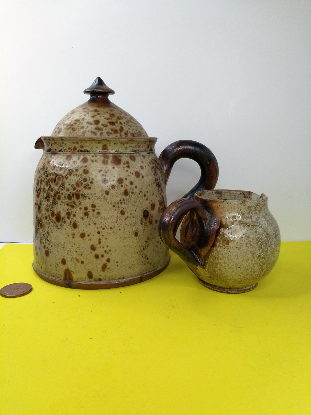 Studio Pottery Teapot Jug Set - Etsy