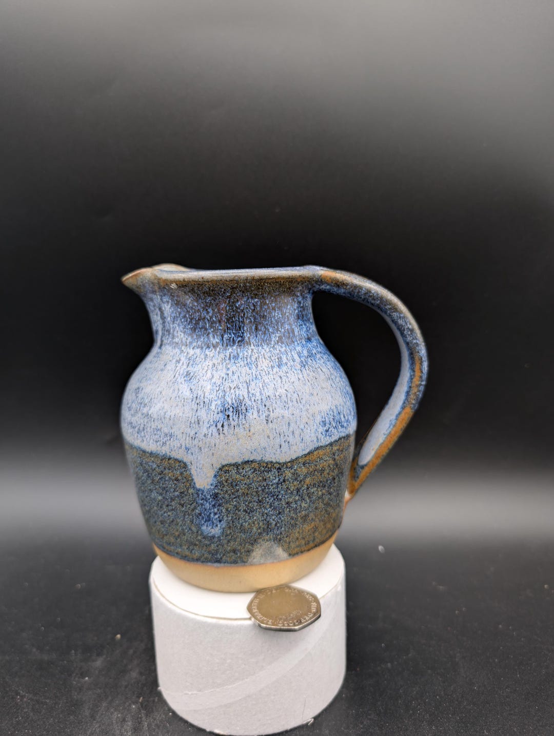 Cookie Scottorn Jug With Blue Flow Glaze - Etsy