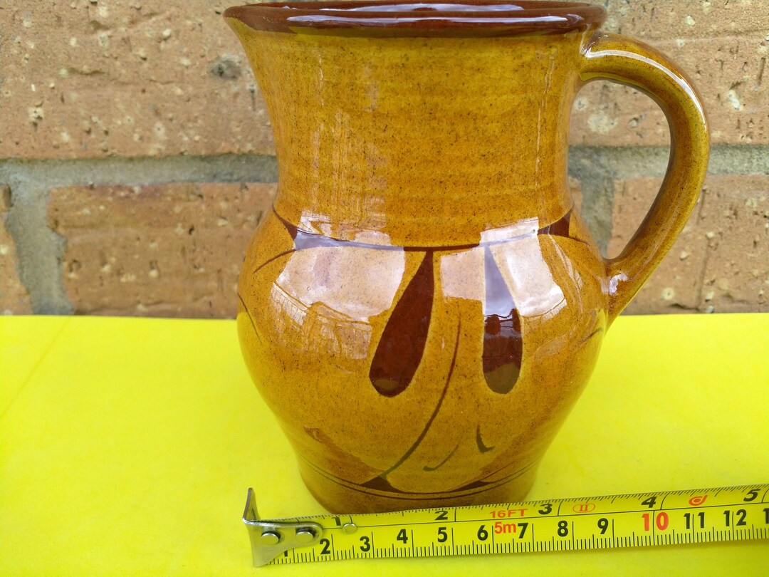 Axminster Pottery Jug Wax Resist Pattern - Etsy